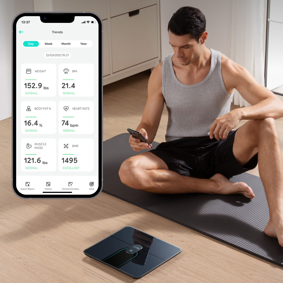 Anker eufy Smart Scale P2 Pro Akıllı Tartı Dijital Baskül - T9149
